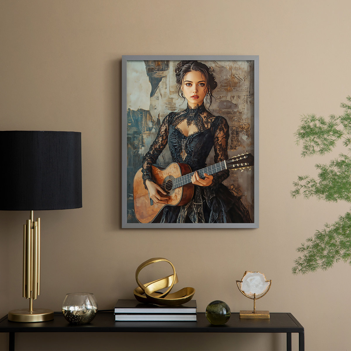 Charlton Home® WOMEN Series CCXIV Framed Print - Solid Wood | Wayfair