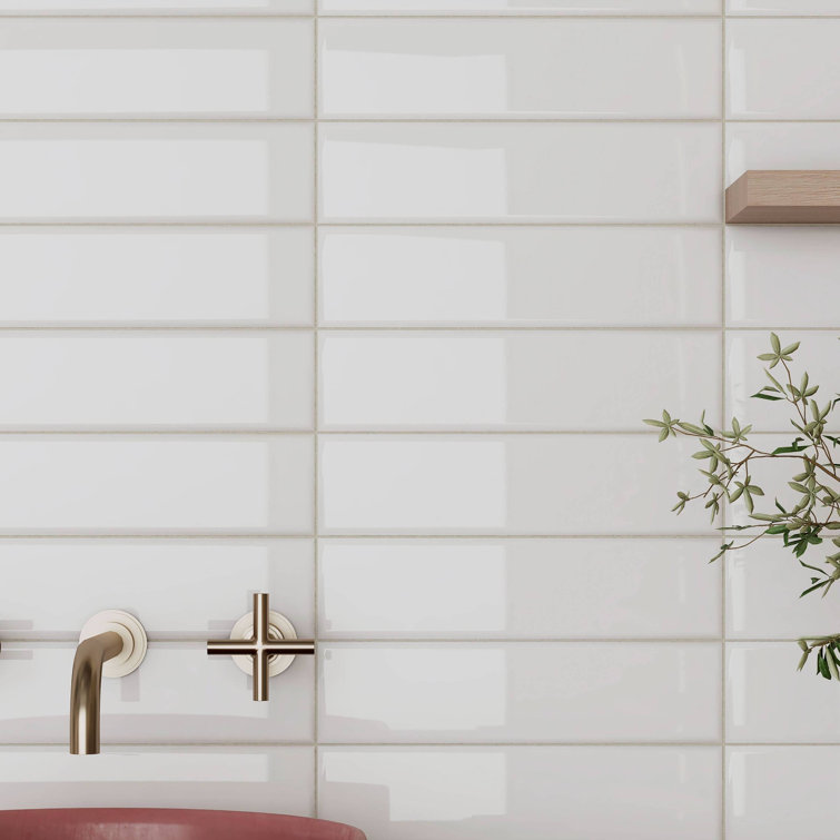 Cruz Bay Studio City 3in.x12in. Ceramic Subway Wall Tile | Wayfair