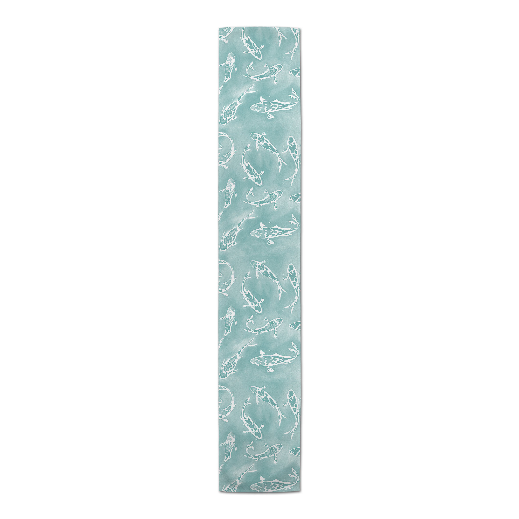 Red Barrel Studio® Watercolor Koi Table Runner | Wayfair