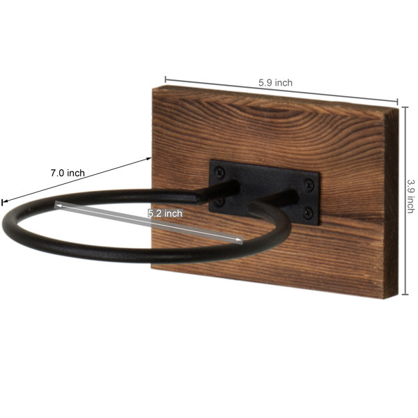 17 Stories Walkerville Wood Wall Mounted Sports Rack & Reviews | Wayfair