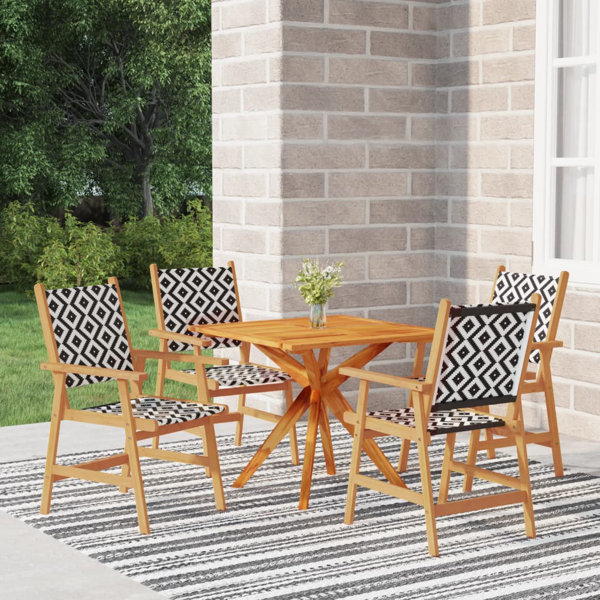 George Oliver Durso Square 4 - Person Dining Set | Wayfair.co.uk