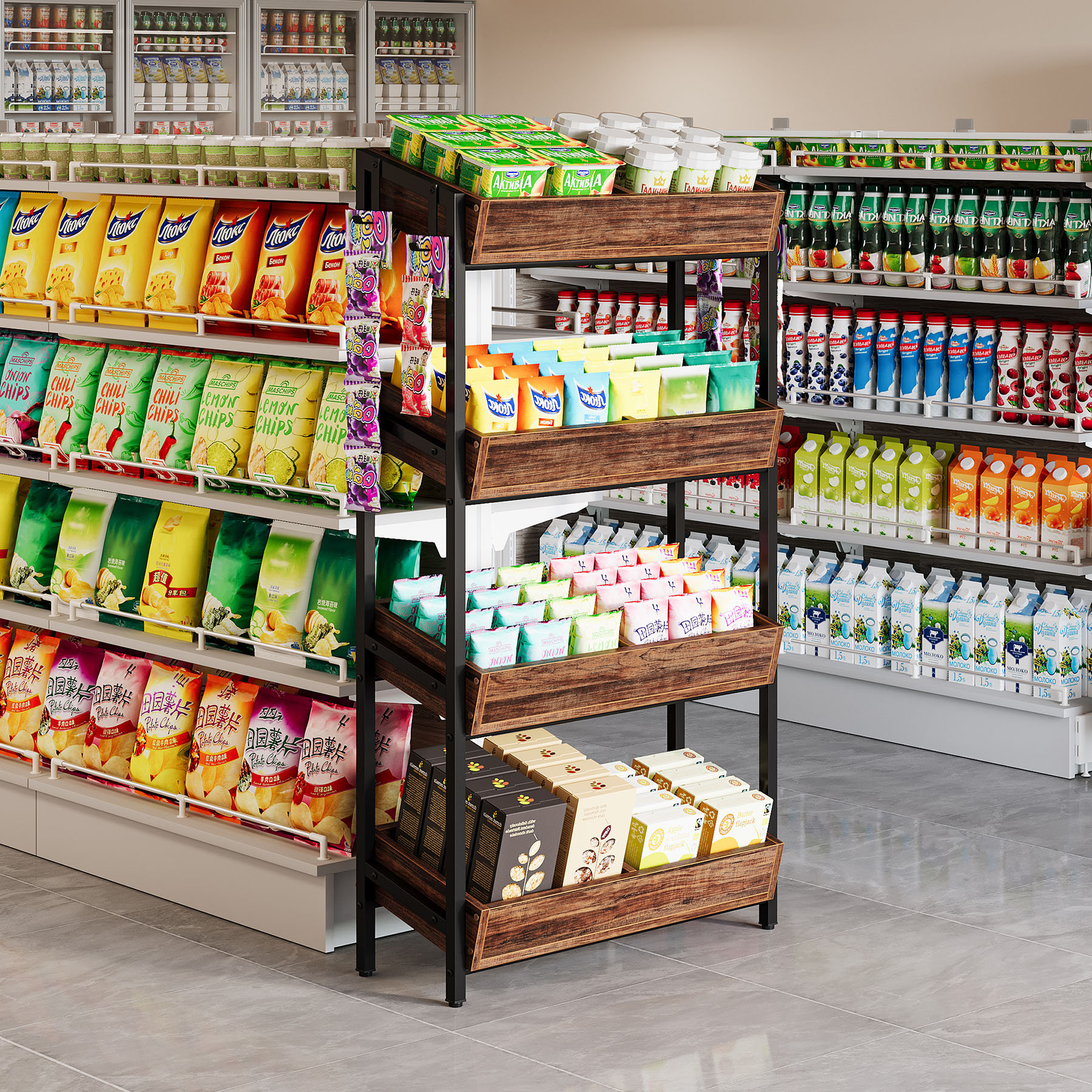 17 Stories Wooden Storage Rack Organizer - Wayfair Canada