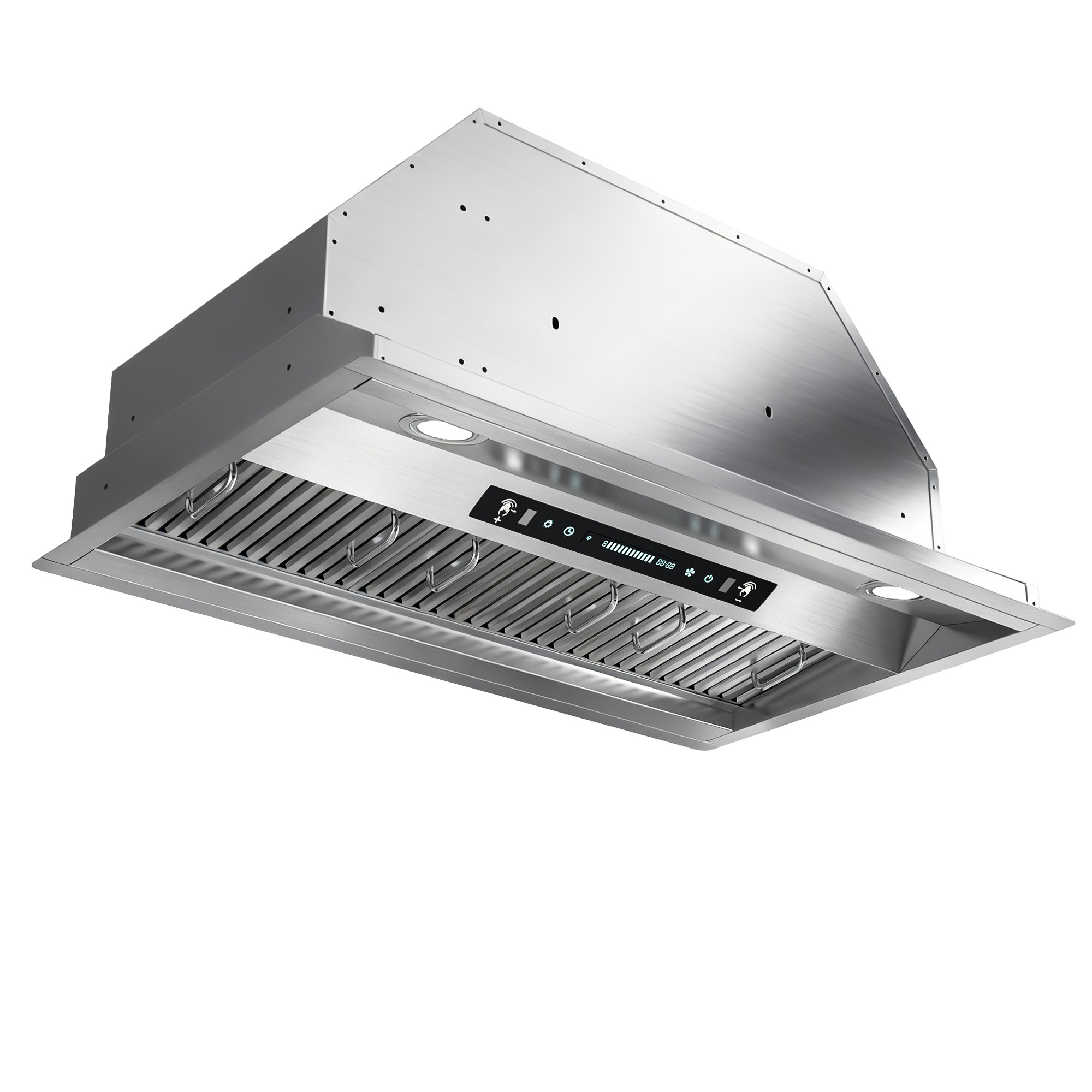 Anybee 900 CFM Insert Convertible Range Hood Stainless Steel Quiet 4 ...