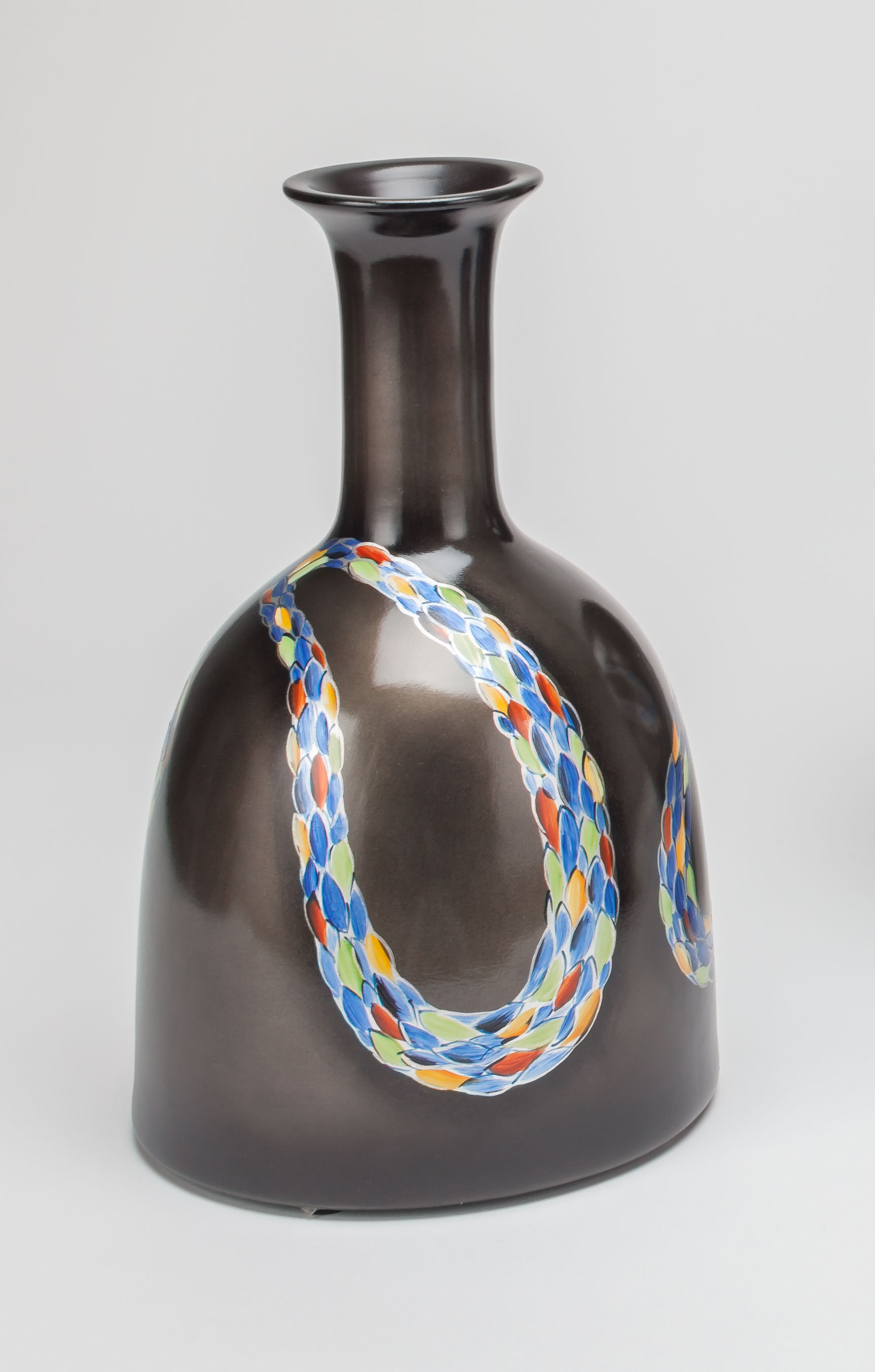 Artmax Titanium Gray/Blue/Red/Green 15" Porcelain China Table Vase ...