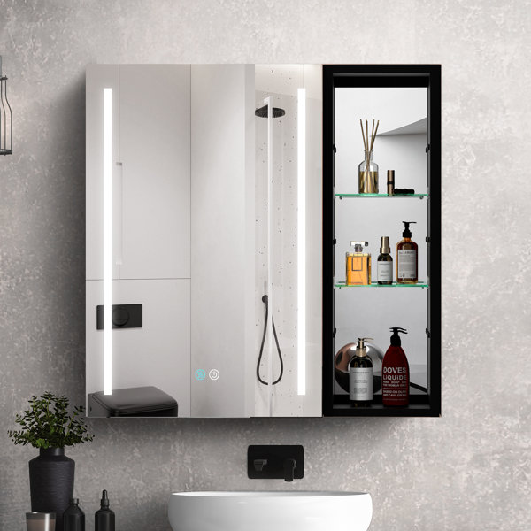 Slide Door Medicine Cabinets You'll Love | Wayfair