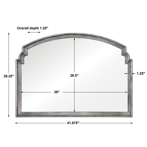 Laurel Foundry Modern Farmhouse Gemma Arch Wood Wall Mirror & Reviews ...