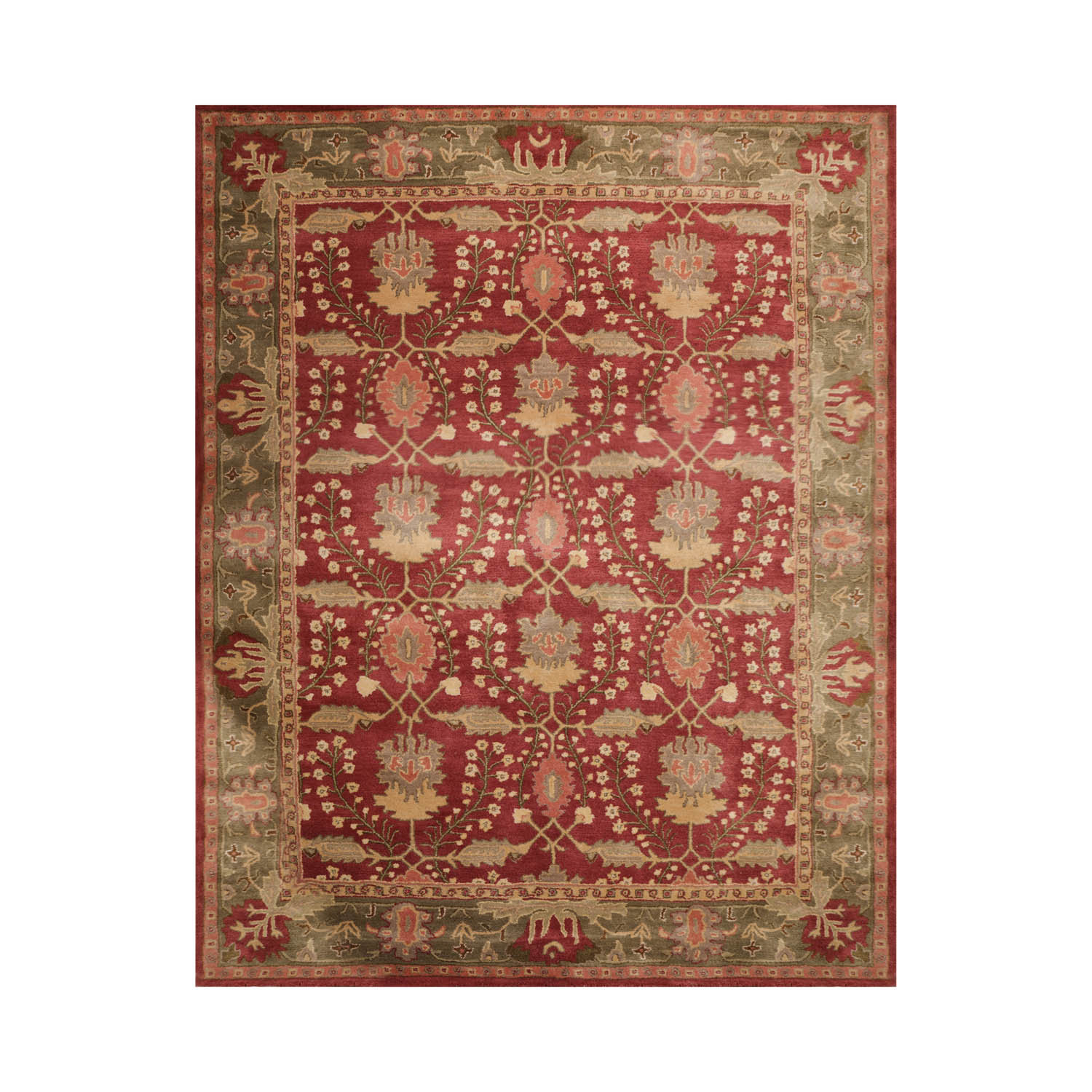 Red Barrel Studio® Multi Size Hand-Tufted Area Rug Wool Traditional ...