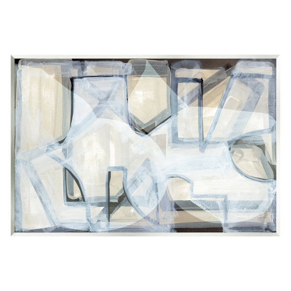 Stupell Industries Abstract Overlapping Geometric Shapes On MDF by ...