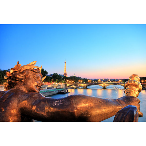 Latitude Run Grammont Eiffel Tower by Roman_Slavik - Wrapped Canvas ...