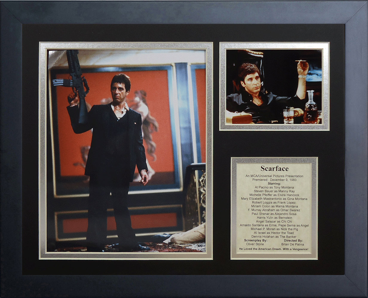 Legends Never Die Scarface III Framed Memorabilia | Wayfair