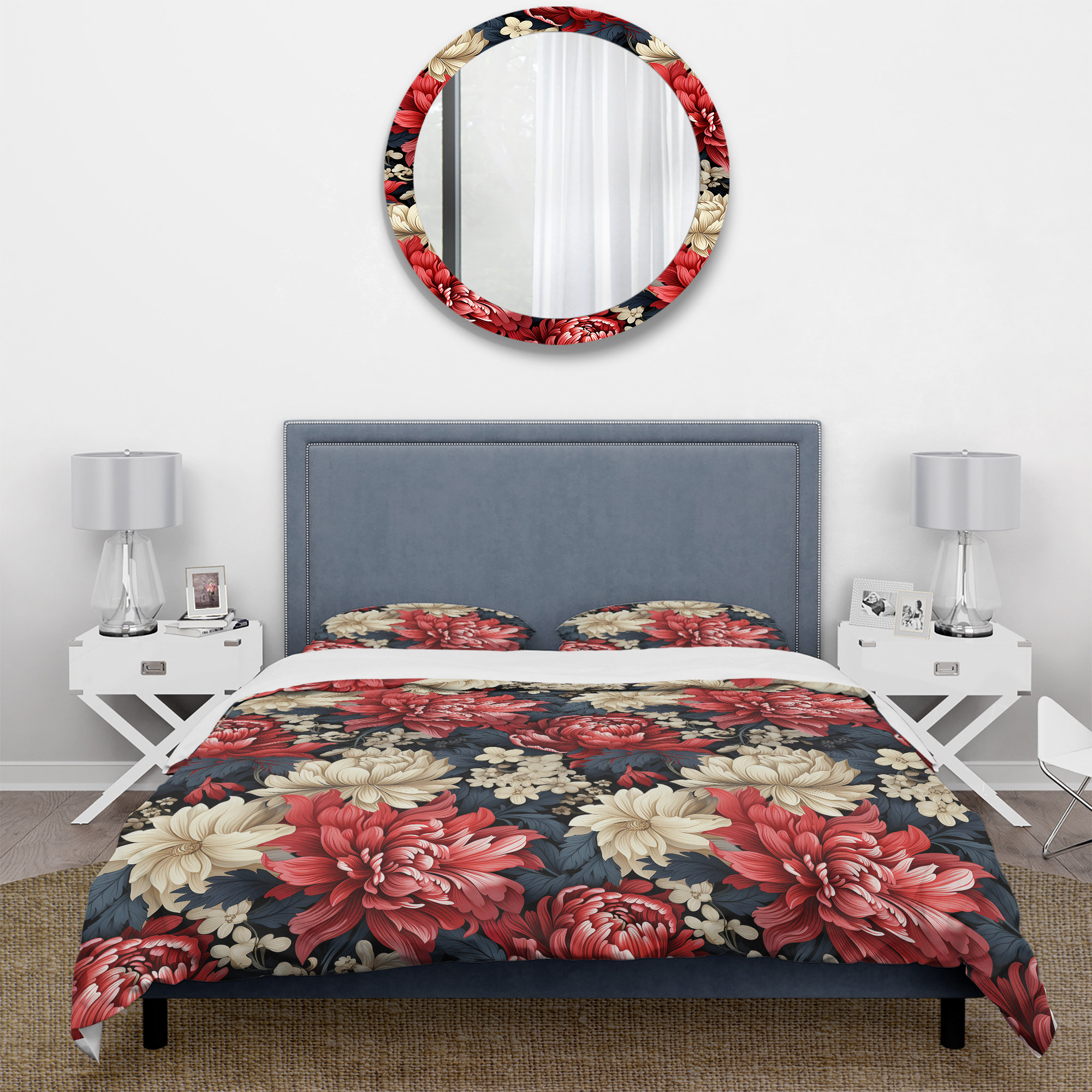 Design Art Ozker - Damask Duvet Cover Set | Wayfair