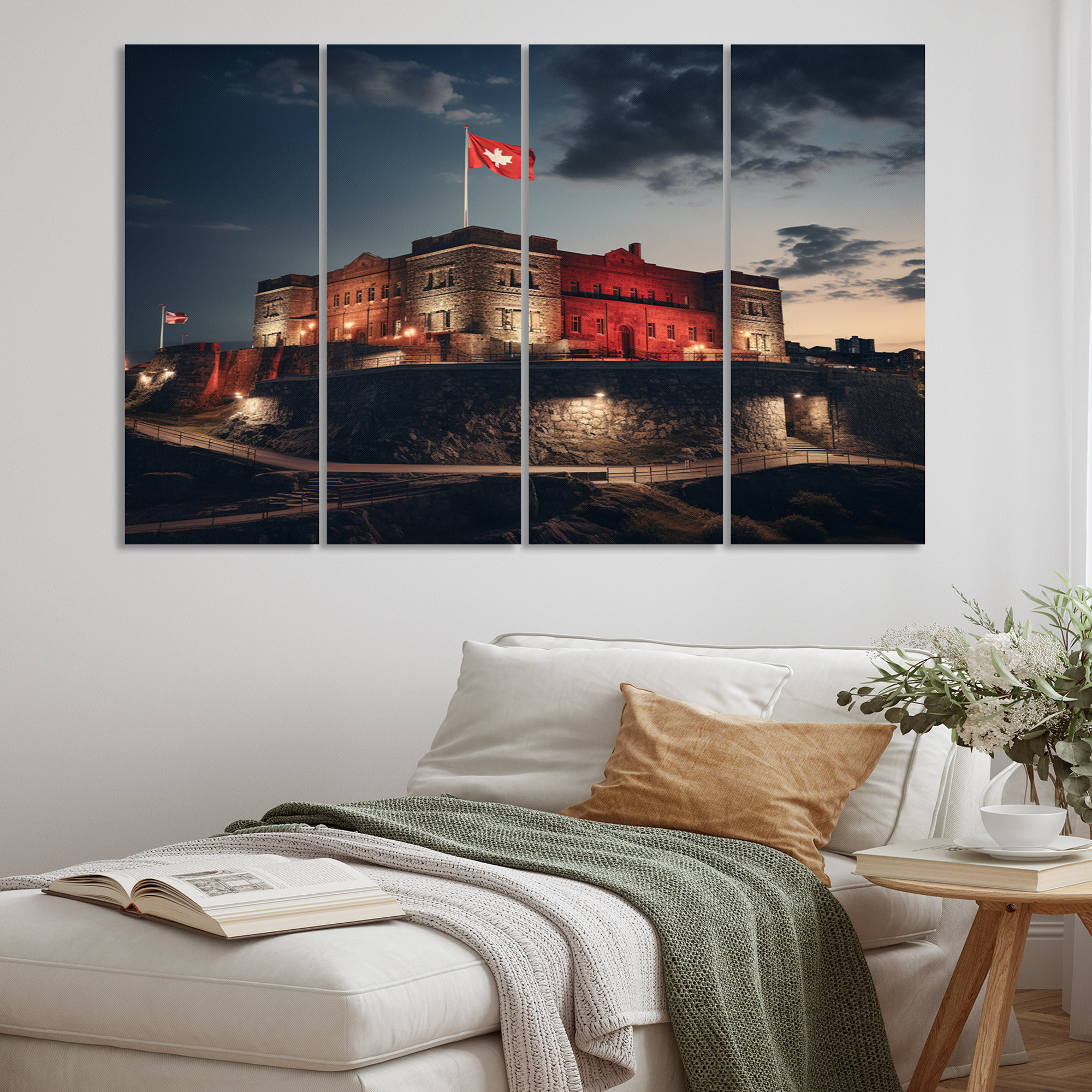 Design Art Canada Historical Grandeur II - Canada Metal Wall Decor Set ...