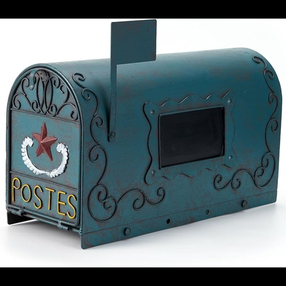 Invenitiah Heavy Duty Galvanized Steel Mailbox Post, Mailboxes For ...