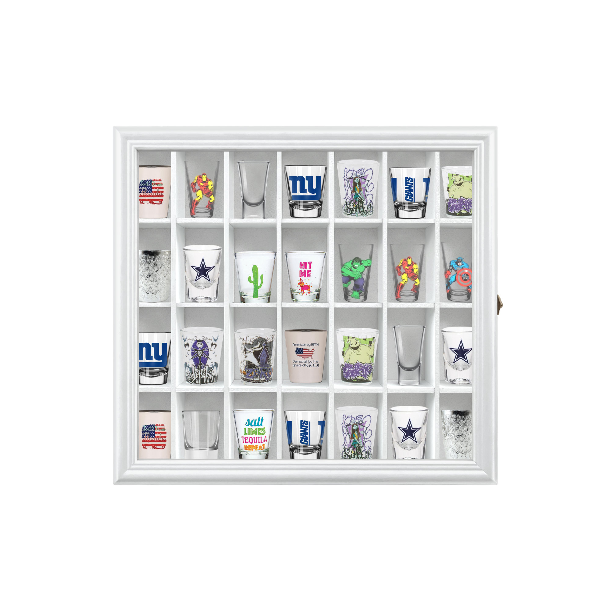 ILOT 18'' H x 16'' W Wood Display Case & Reviews | Wayfair
