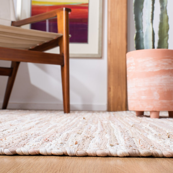 Sand & Stable™ Patricia Handmade Flatweave Cotton Beige Area Rug ...