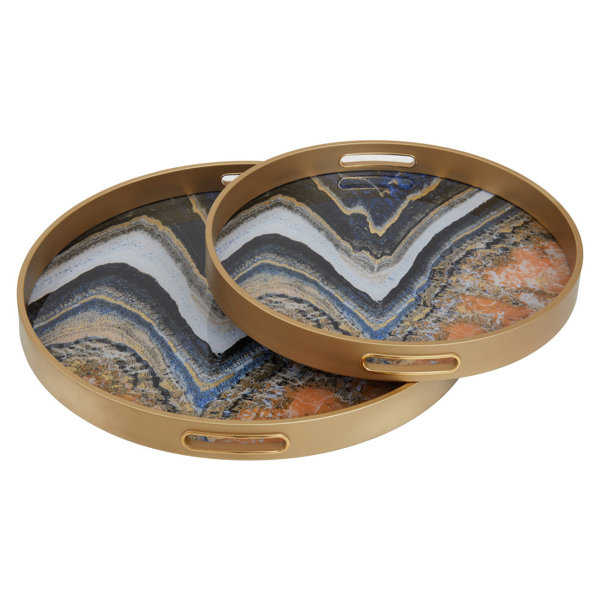 Fairmont Park Culley Tray - Set of 2 | Wayfair.co.uk