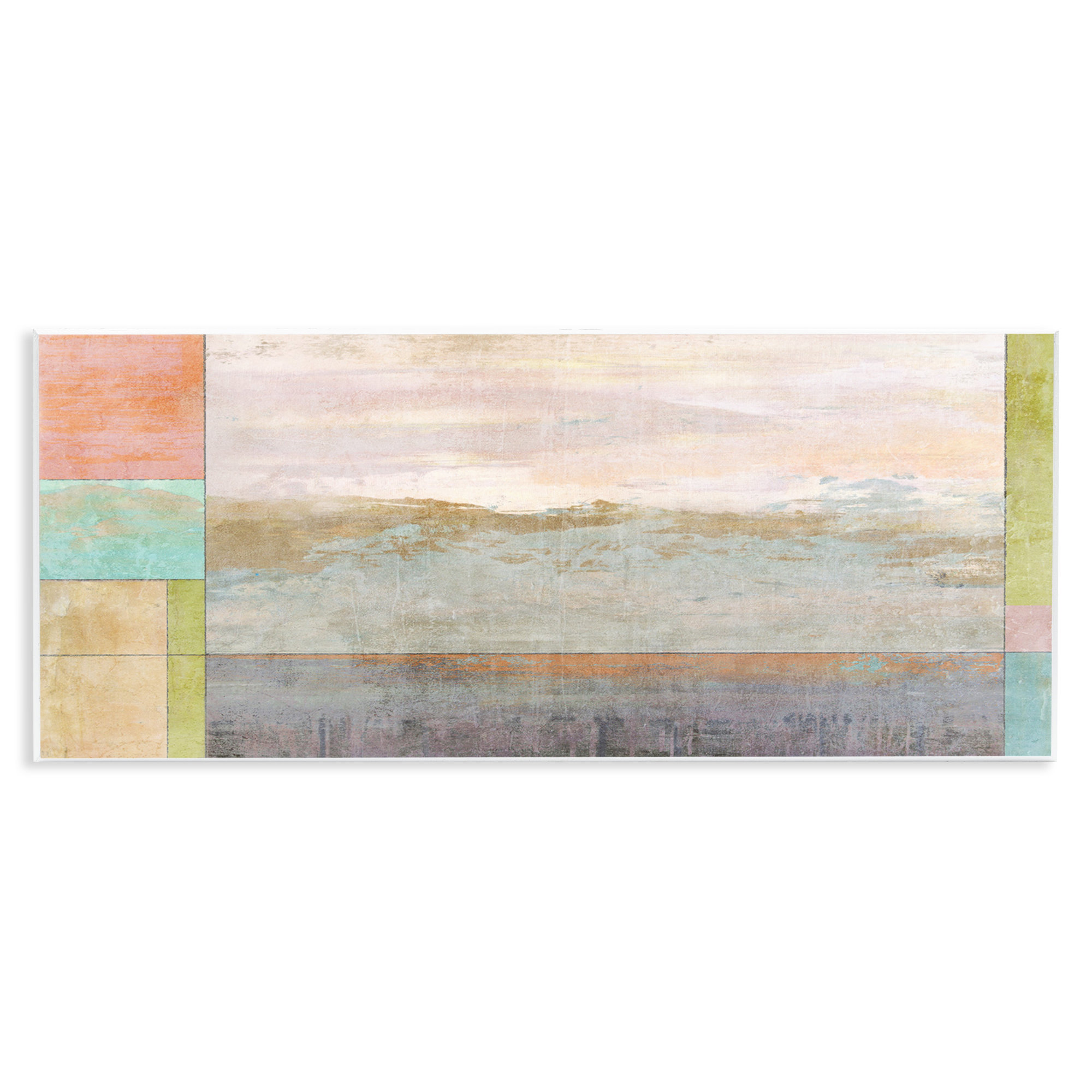 Ebern Designs Landscape & Geometric Border Wall Plaque Art by Suzanne ...