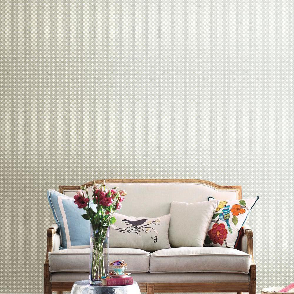 Birch Lane™ Varese Overlay Lattice 27' L x 27" W Wallpaper Roll | Birch ...