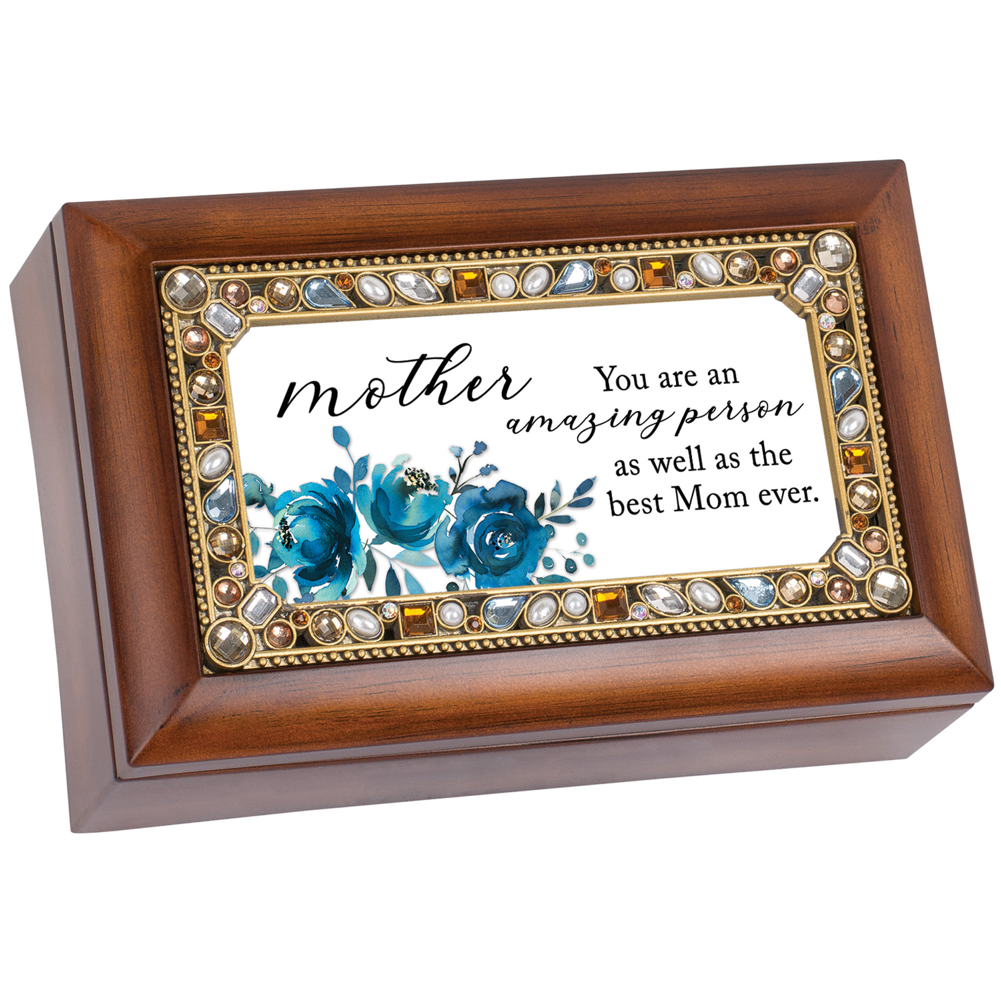 House of Hampton® Taheem Jeweled Mother You Are Music Decorative Box ...