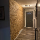 Java Creations Matrix 12" x 48" Reclaimed Engineered Wood Wall ...