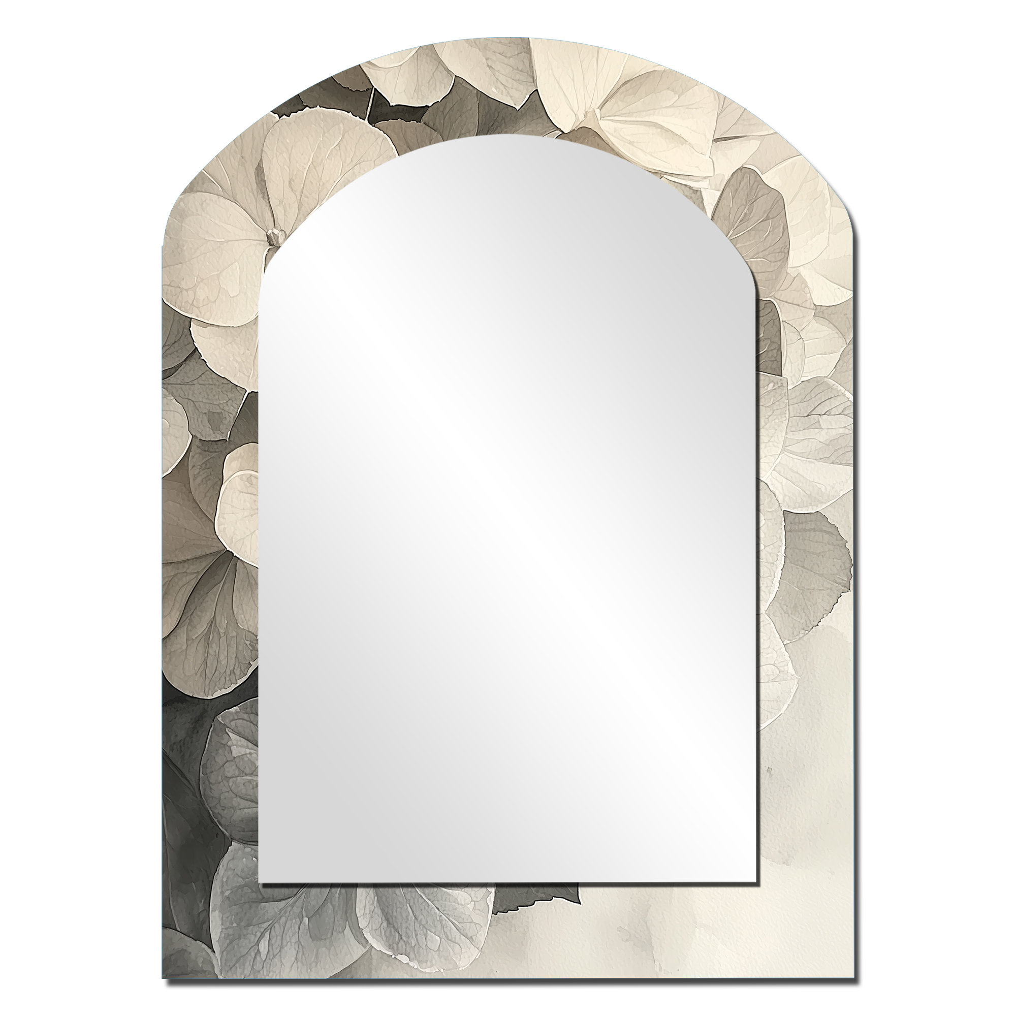 Bungalow Rose Vintage Hydrangea In Monochrome I - Hydrangea Arch Large ...