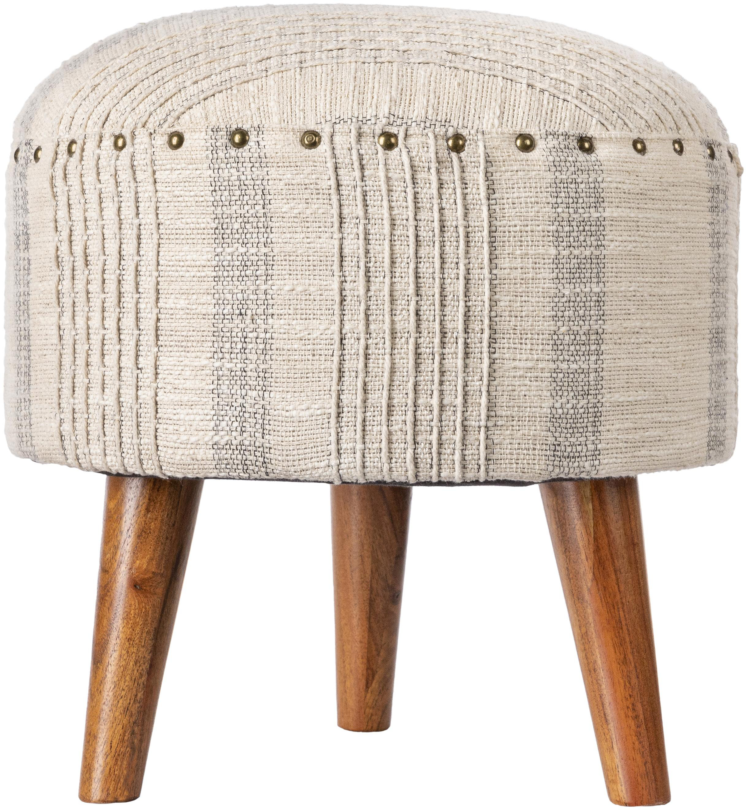 Dakota Fields Lemelle Solid Wood Accent Stool & Reviews | Wayfair