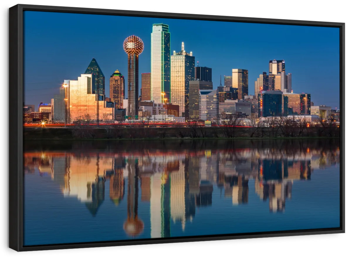 Ebern Designs Dallas Skyline Canvas Print - Wayfair Canada
