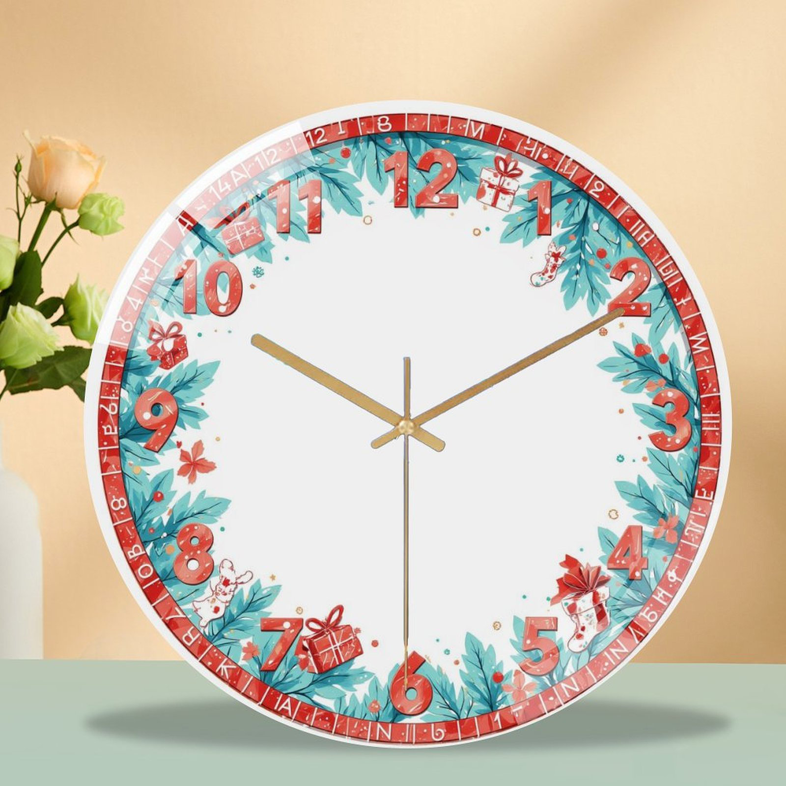 Wrought Studio Christmas-Countdown-Numbers-With-Gifts Art - 12'' Modern ...