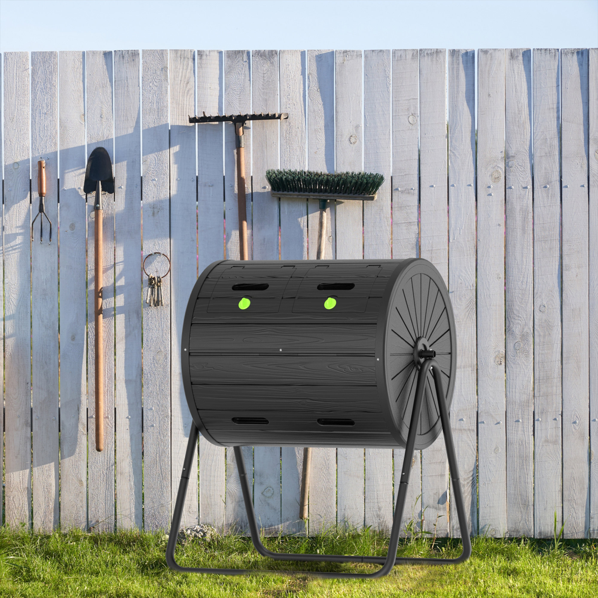 Emperic Design 38 Gallons Outdoor Tumbler Composter | Wayfair