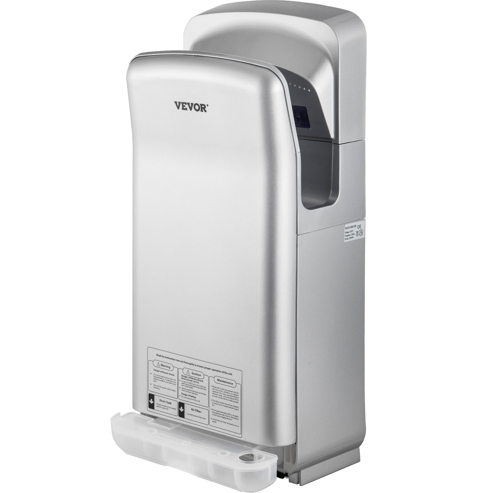 Latitude Run® Creola Jet Hand Dryer, Premium Electric Commercial Blade ...