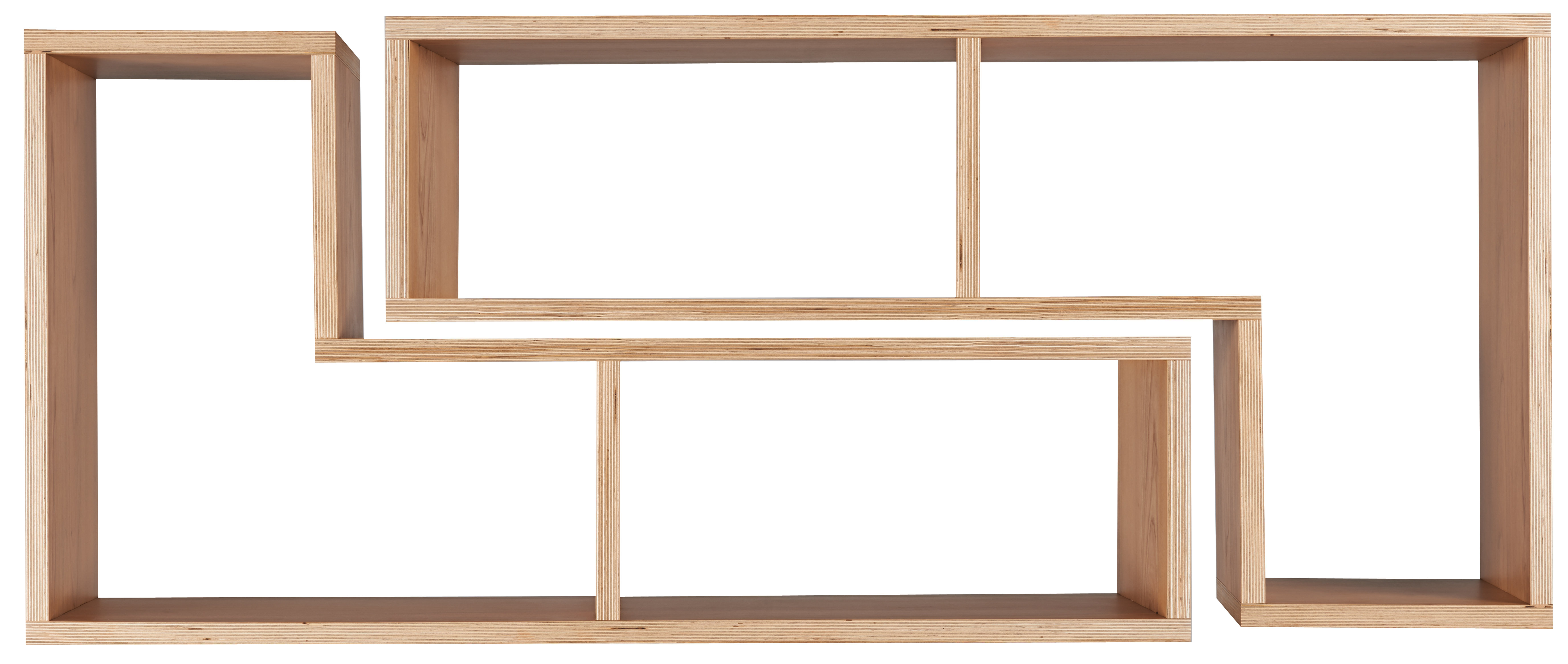 Spectra Wood Grid 2 Piece Wood Species Accent Shelf | Wayfair