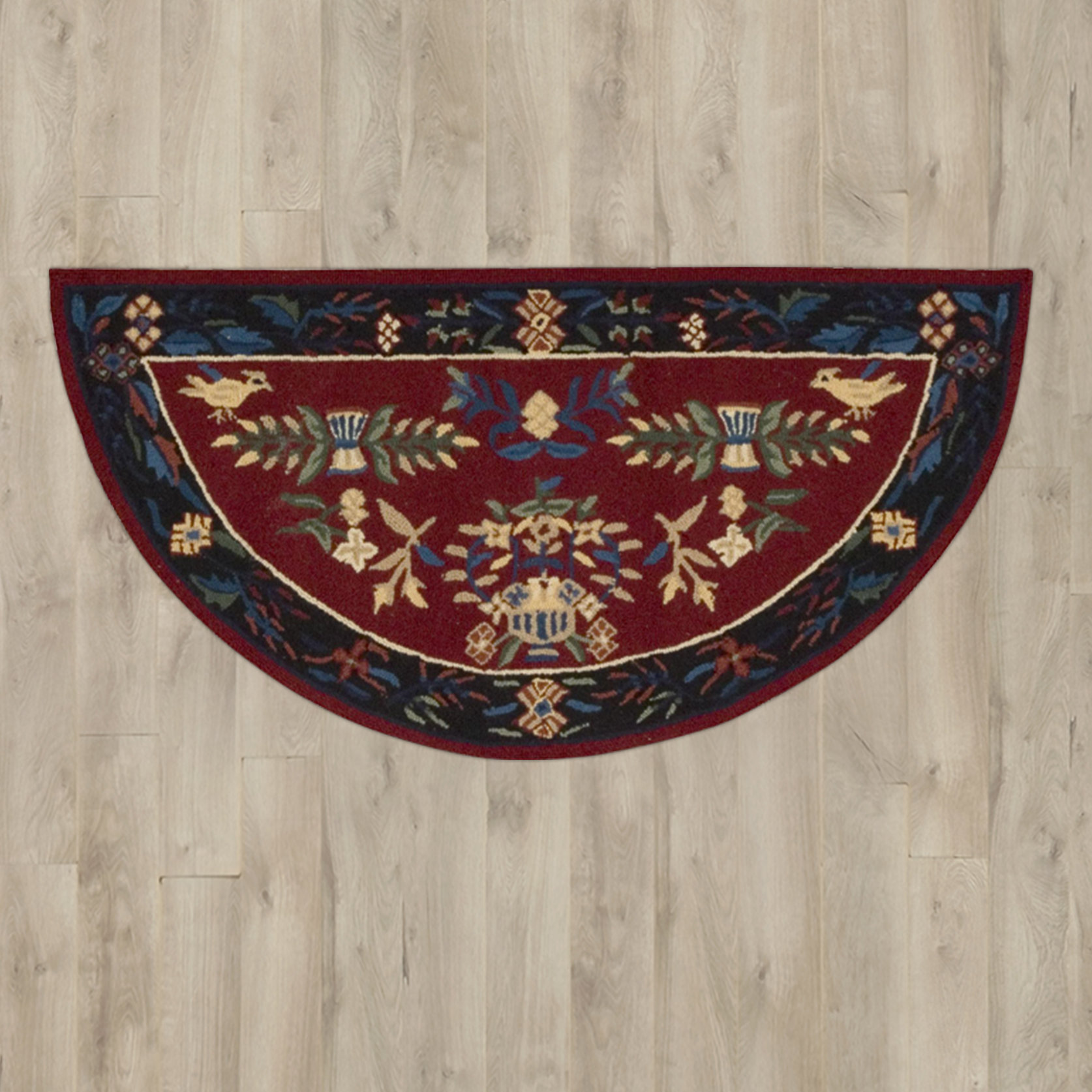 Charlton Home® Sheldrake Hand-Hooked Red Indoor/Outdoor Area Rug ...