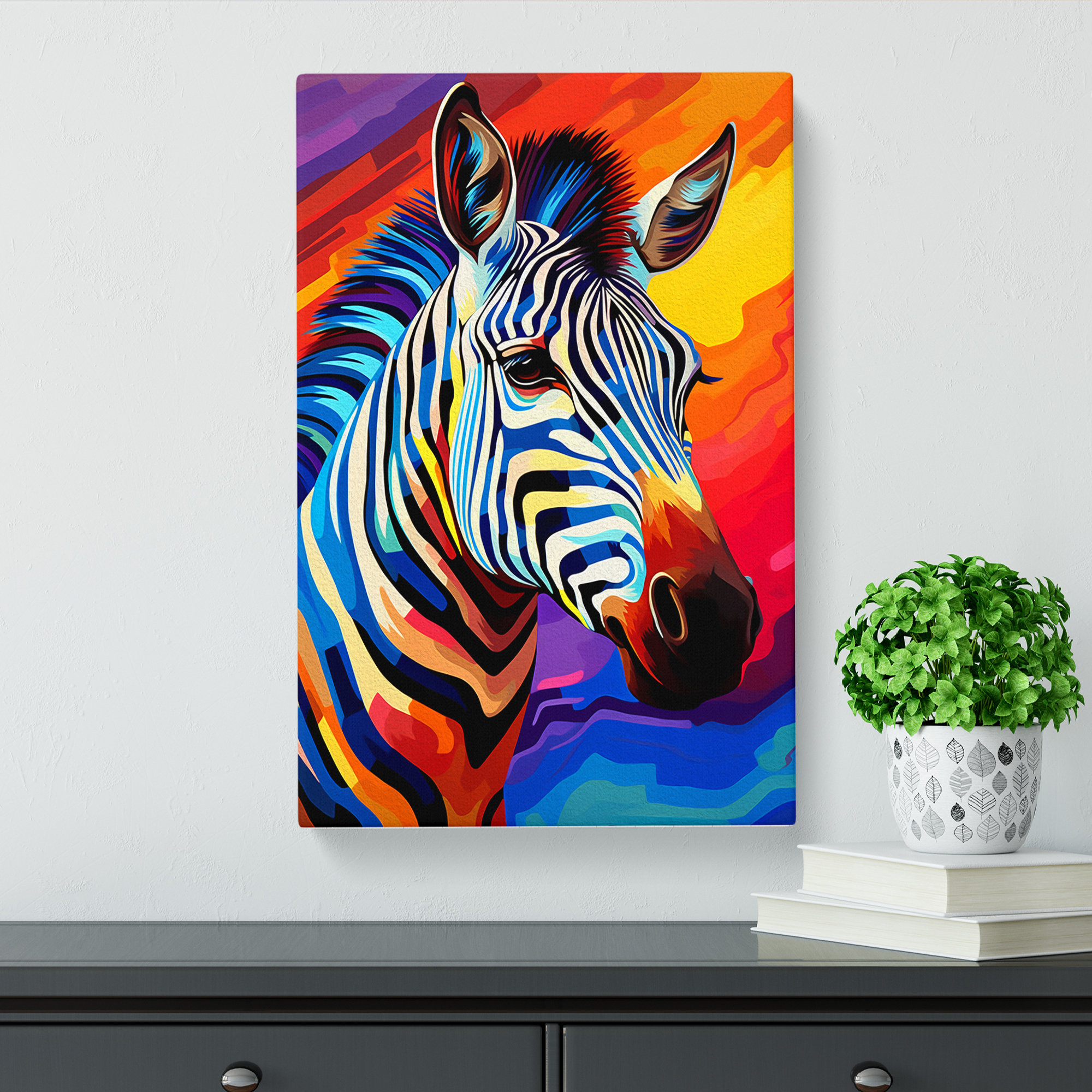 Latitude Vive Zebra Abstract - Art Prints | Wayfair.co.uk