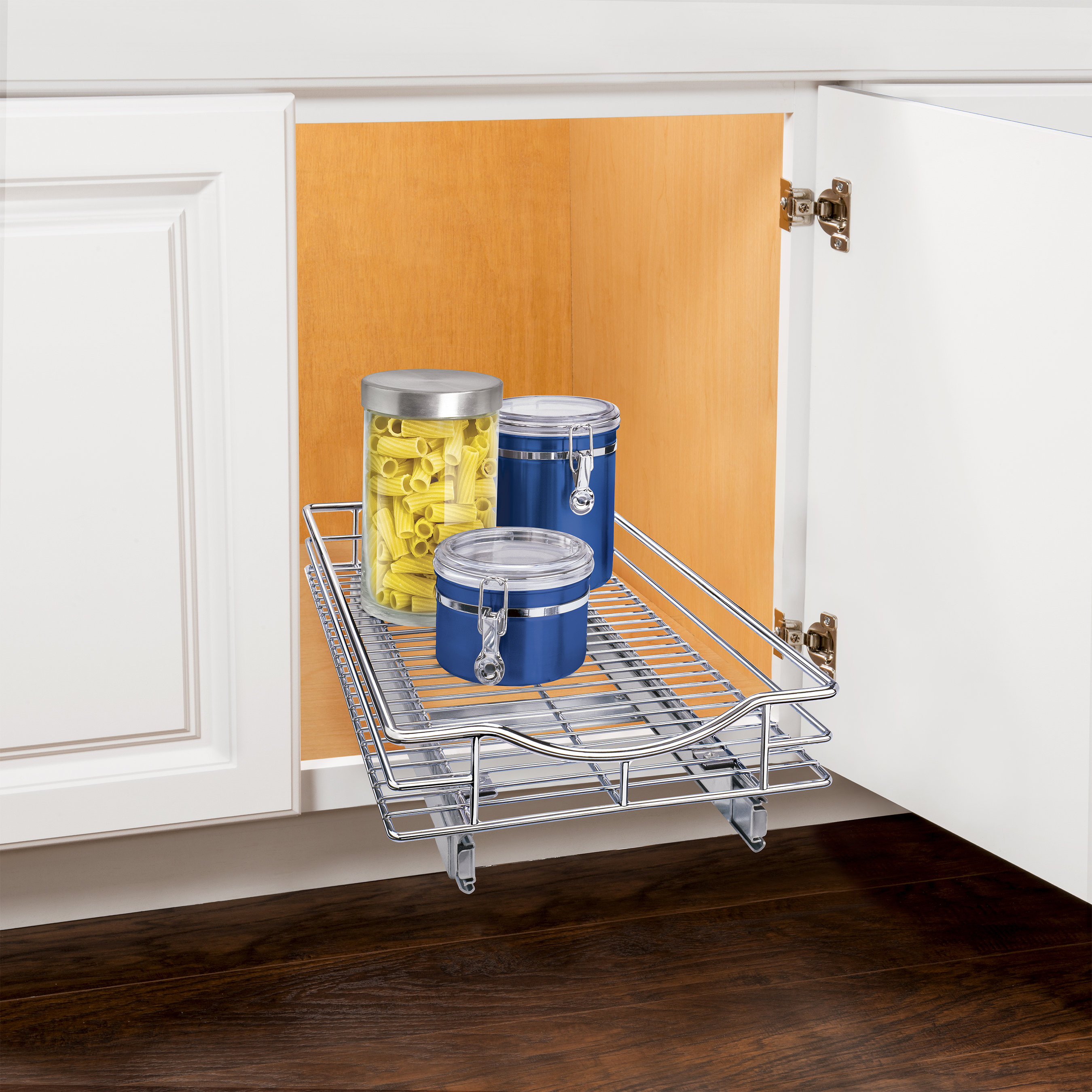 LYNK PROFESSIONAL Pull Out Cabinet Organizer - Slide Out Drawers for ...