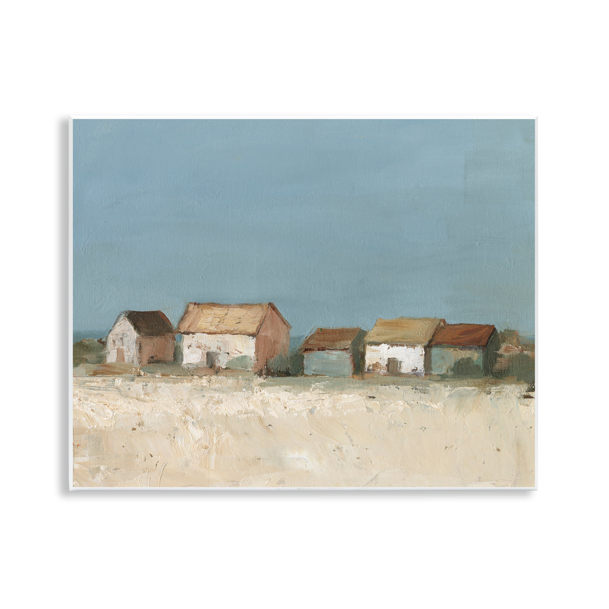Charlton Home® Distant Town House Wall Plaque Art by Ethan Harper | Wayfair