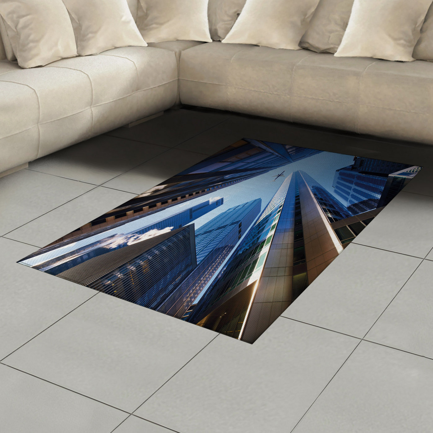 East Urban Home Urban High Density Long Fiber Poly Threads Decorative ...