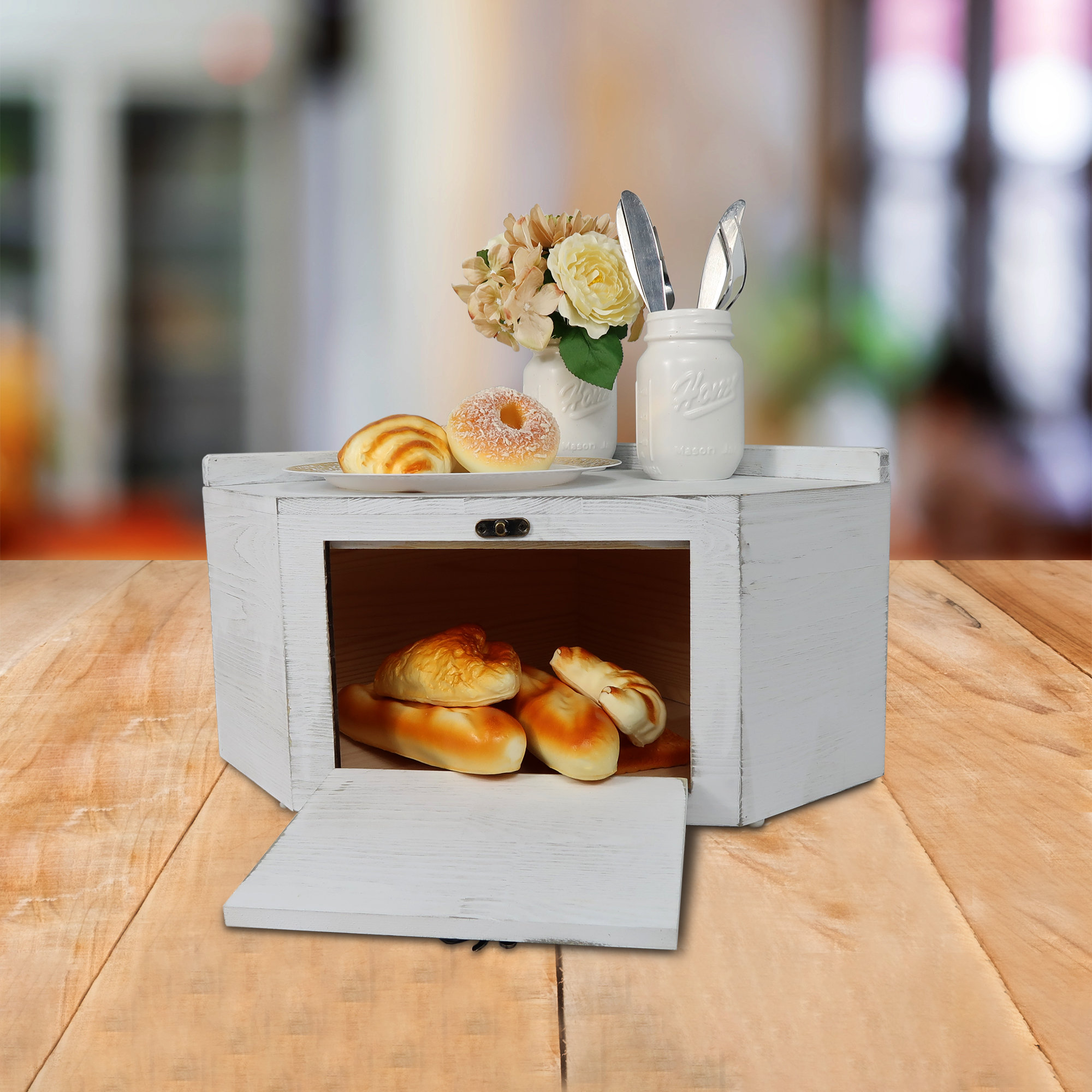 Prep & Savour Dhruven Wood Food Storage Container | Wayfair