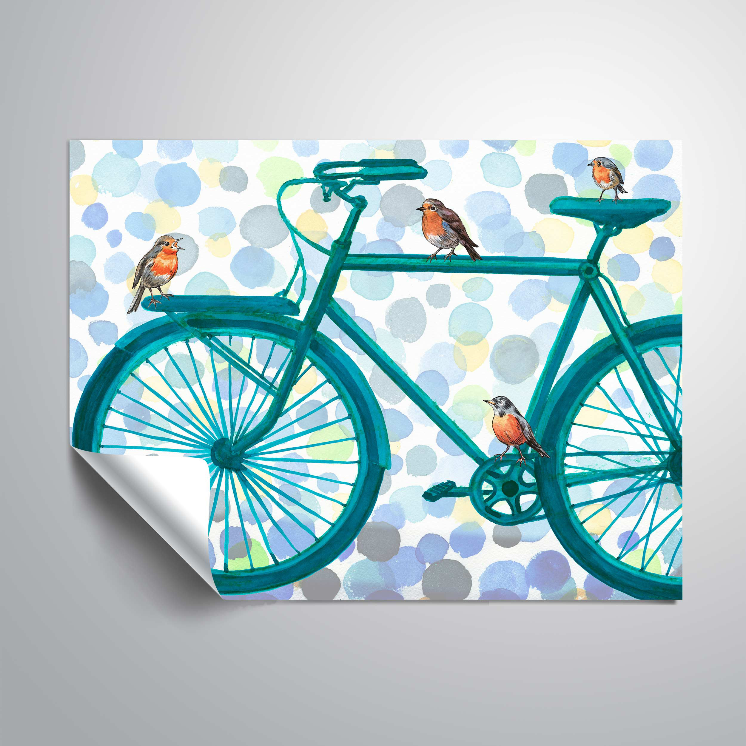 Ebern Designs Hallsten Better by Bike III Removable Wall Decal | Wayfair