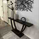 Millwood Pines Rahmel 62.99" Long Console Table, Industrial Entryway ...