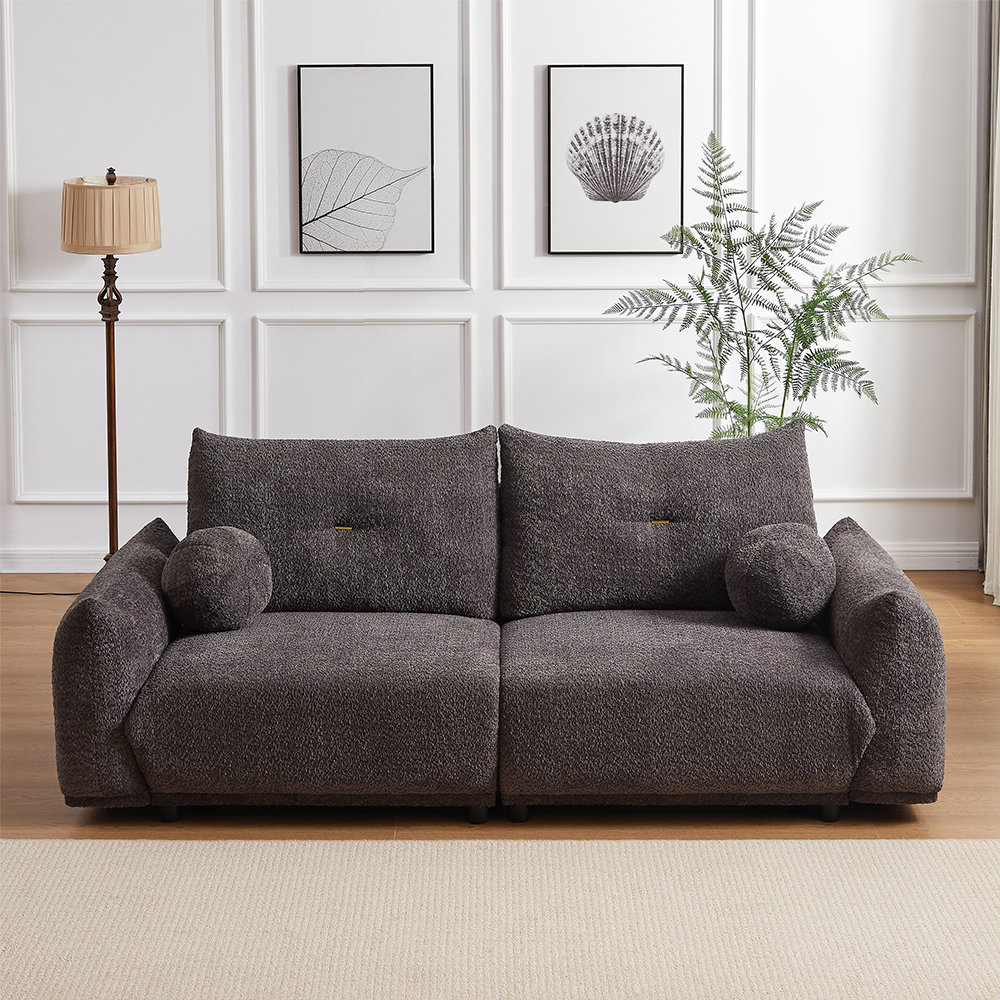 Latitude Run® Vernae 90.5'' Upholstered Sofa | Wayfair