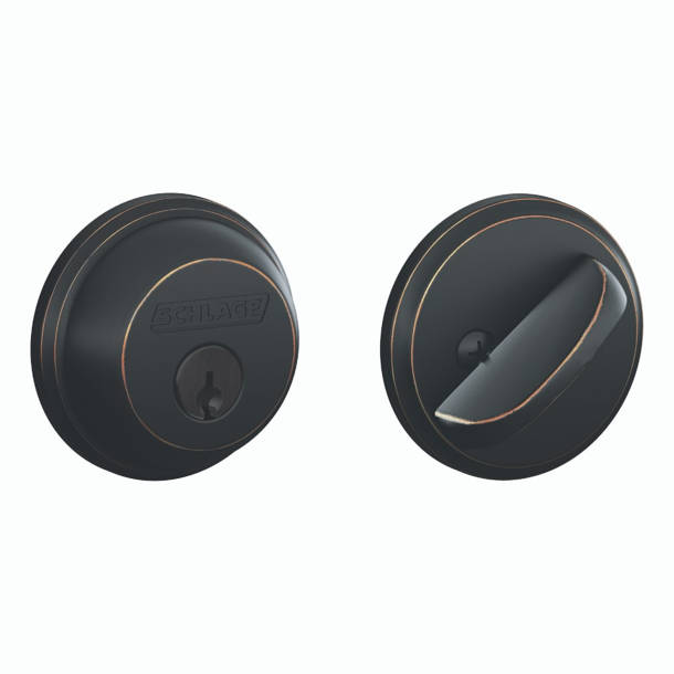 Schlage Fire-Rated Single Cylinder Deadbolt & Reviews | Wayfair