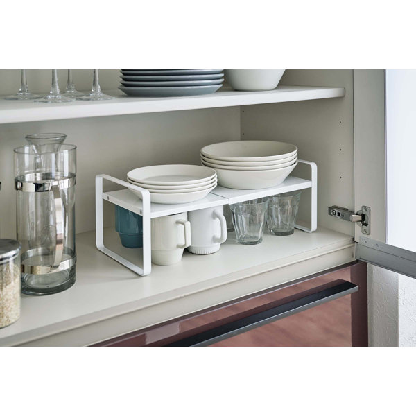 Yamazaki USA Yamazaki Home Steel Kitchen 2 Tiered Shelf Rack ...