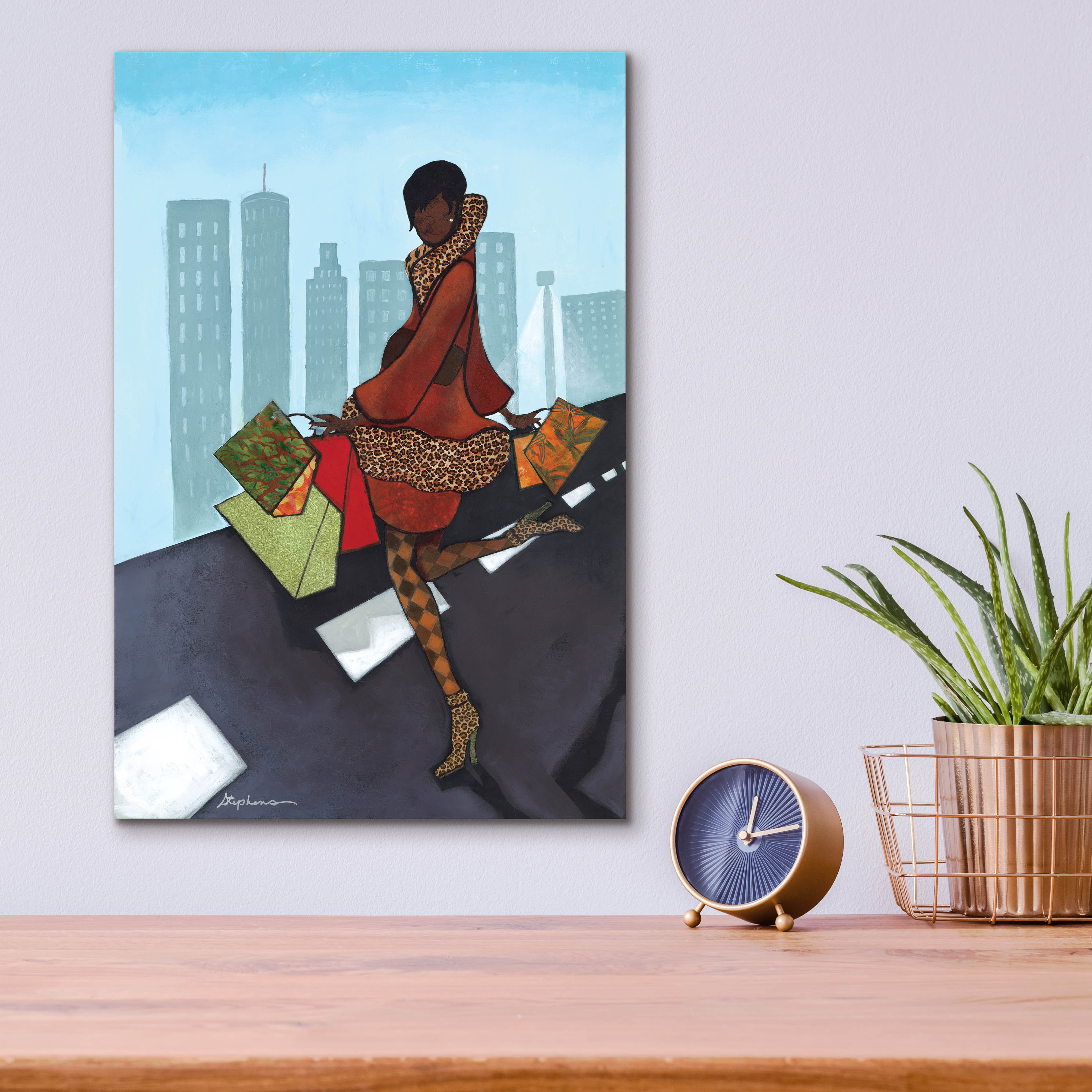 House of Hampton® 'Take Over' by Phyllis Stephens, Acrylic Glass Wall ...