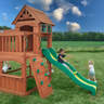 Backyard Discovery Atlantis Cedar Wood Swing Set with Wave Slide ...