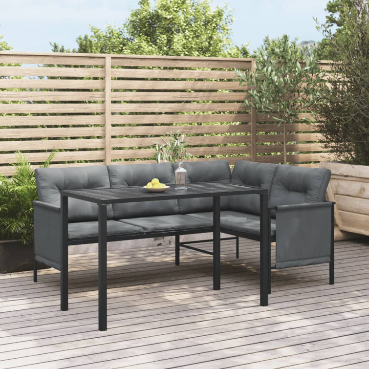 17 Stories Lavi Rectangular 110Cm L Outdoor Dining Table | Wayfair.co.uk