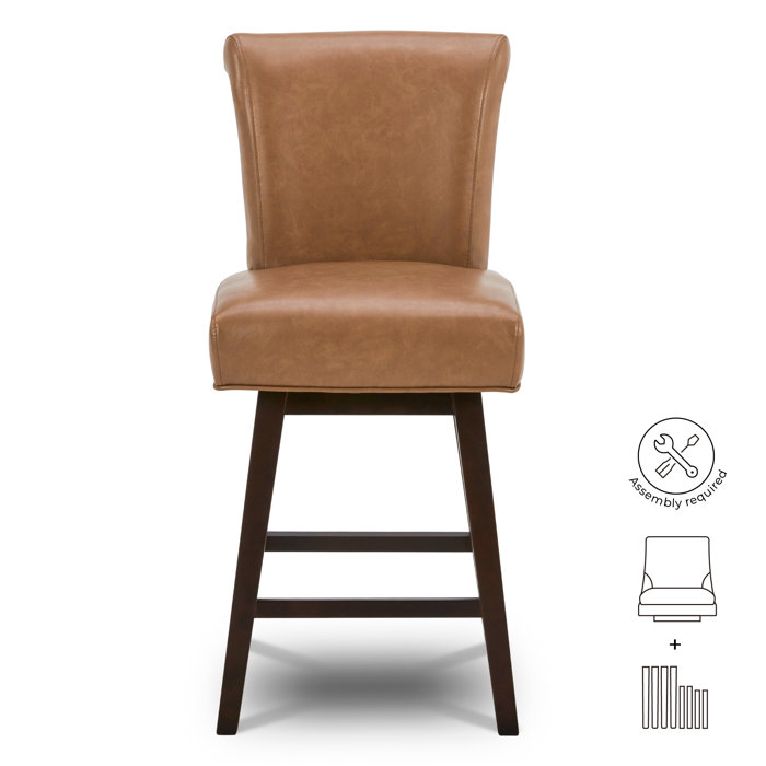 Lark Manor Alanys Swivel Counter & Bar Stool & Reviews | Wayfair