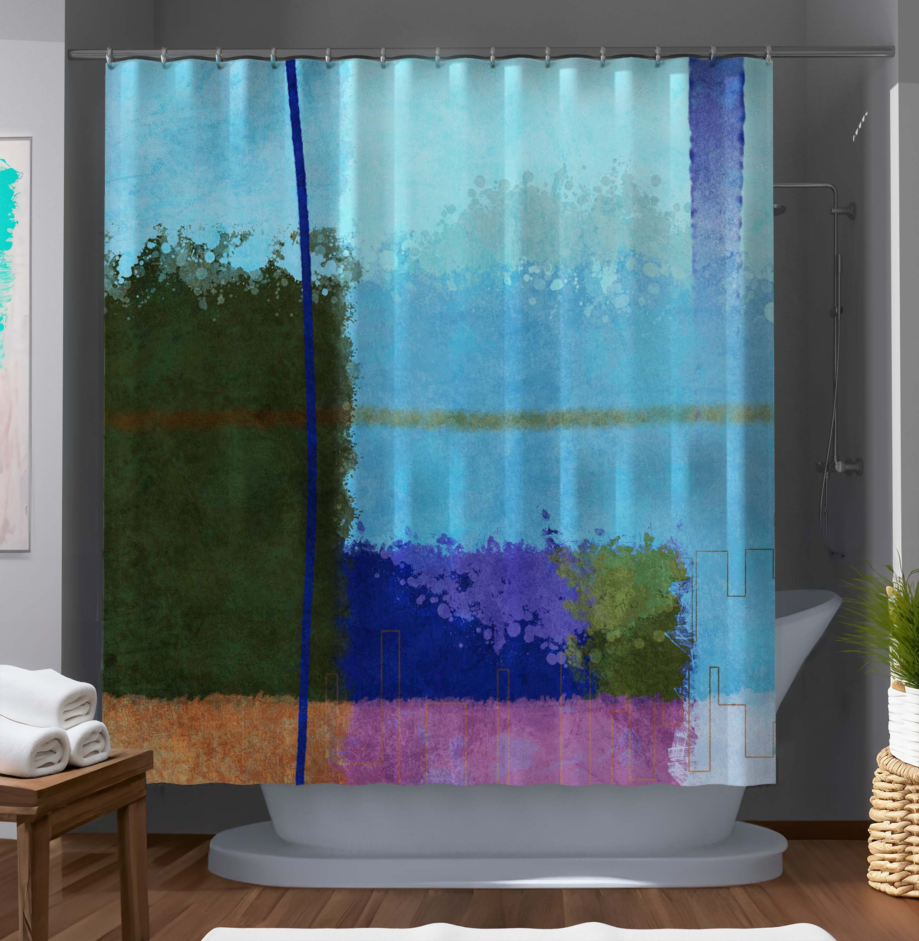East Urban Home Service Safety Shower Curtain | Wayfair