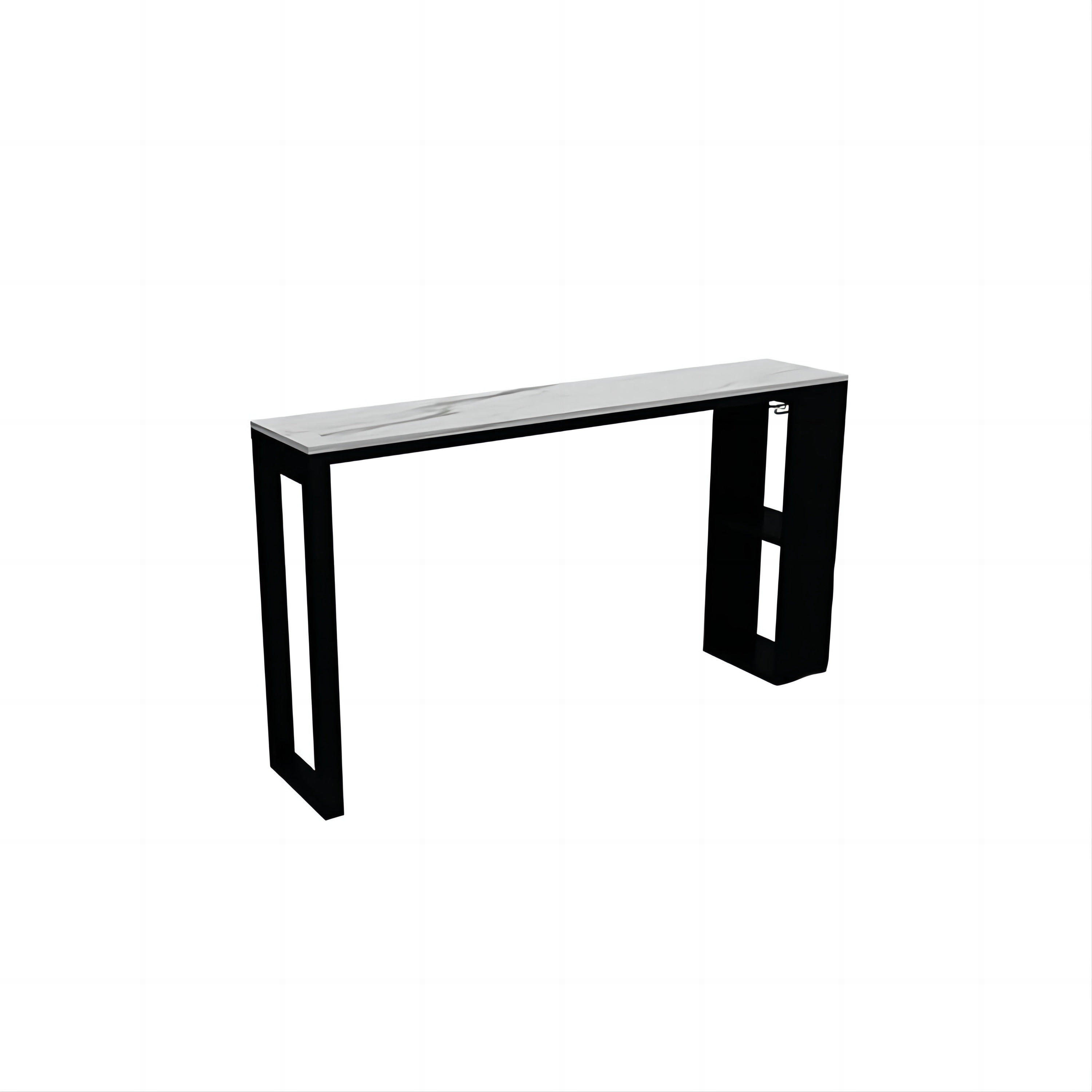 Latitude Run® 62.99"Minimalist Black Rectangular Bar Counter - Wayfair ...