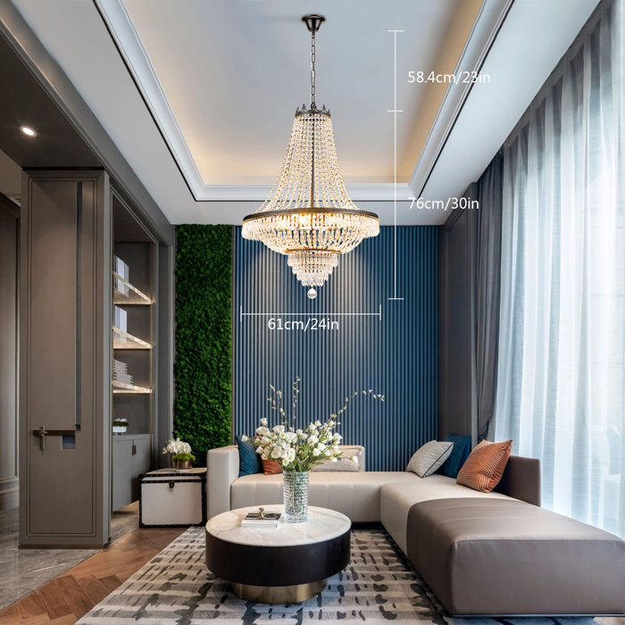 House of Hampton® Diori 9 - Light Empire Chandelier & Reviews | Wayfair
