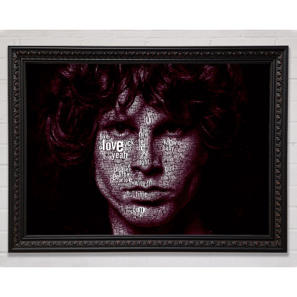 Bright Star Jim Morrison Words - Single Picture Frame Art Prints ...
